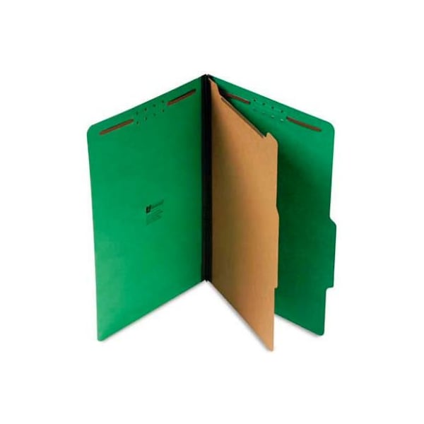 Universal Universal Pressboard Folder, Legal, Four-Section, Emerald ...