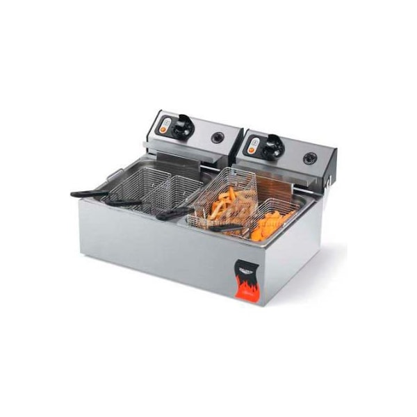 Vollrath Co Vollrath Cayenne Standard Duty Electric Fryers, 40708, Dual ...