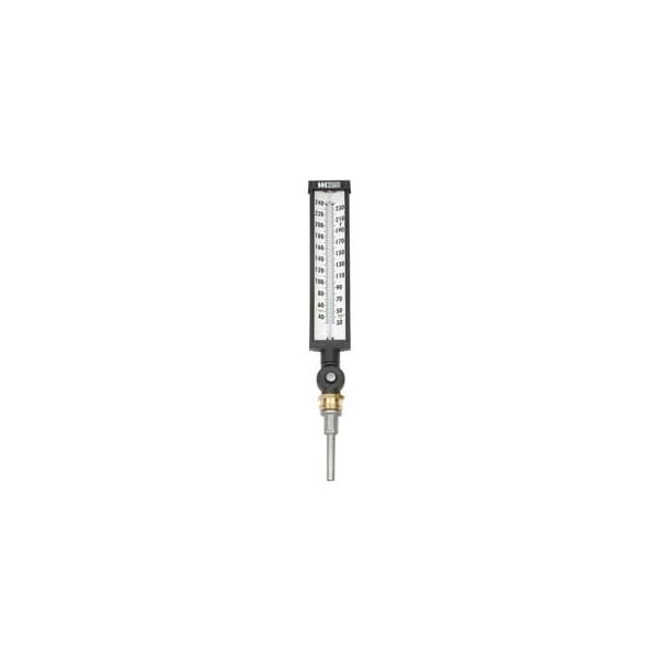 Weiss Instruments 9" Variangle Thermometer, 3 1/2" stem, 0-300F 9VU35 ...