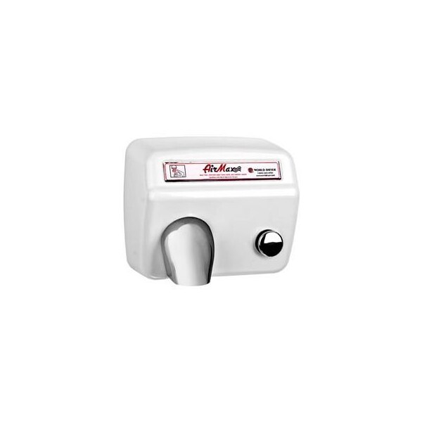 World Dryer World Dryer Airmax High Speed Push Button Hand Dryer, White ...