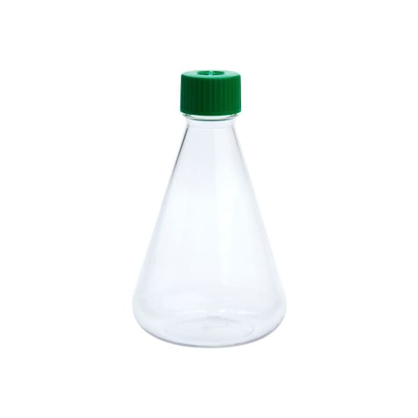 Celltreat CELLTREAT 1000mL Erlenmeyer Flask, Vent Cap, Plain Bottom ...