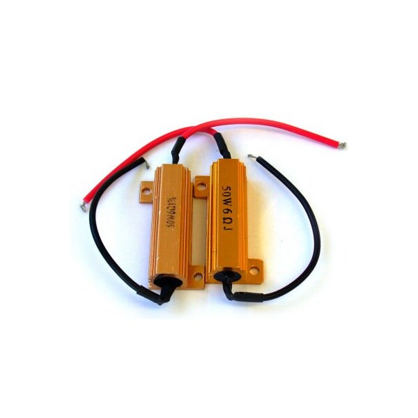 Carjamz Race Sport 6 Ohm 50W Load Resistors, Pair 6OHM50WATT | Zoro