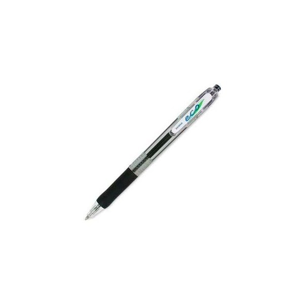 Zebra Pen Zebra Jimnie Clip ECO Ballpoint Retractable Pen, 1.0mm, Smoke ...