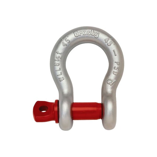 Mazzella Crosby G-209 Galvanized Carbon Shackle SPA 1-1/2", 17T WLL ...