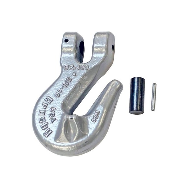 Mazzella Crosby G100 Chain Clevis Cradle Grab Hook 3/8", 8800 LBS WLL A ...