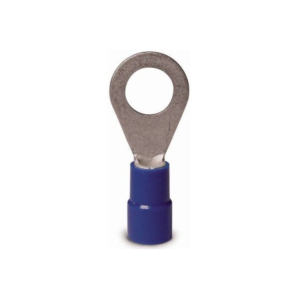 Ecm Industries Ring Terminal, 14 AWG, 600 V, Vinyl Insulated 20-105 | Zoro
