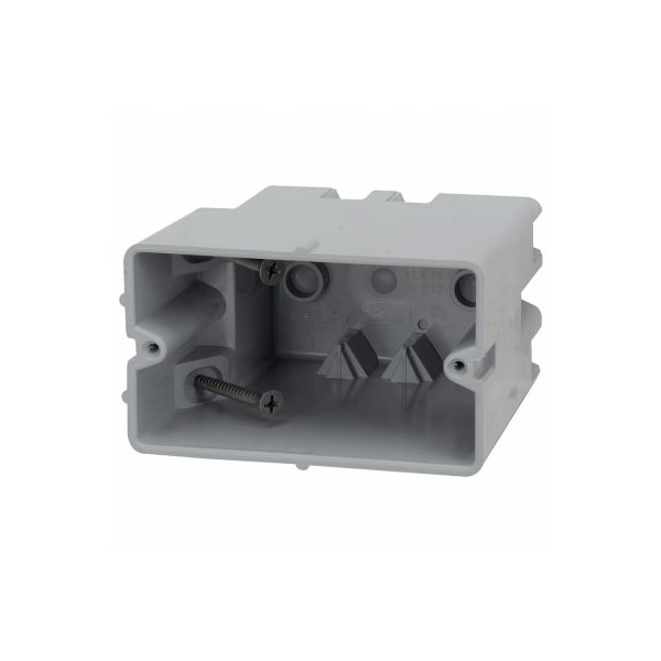 Southwire Electrical Box, 22.5 cu in, Romex Box Type, 1 Gang, PVC ...