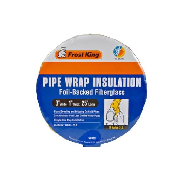 Thermwell Products 1x3x25' FBG Pipe Wrap SP42X/16 | Zoro