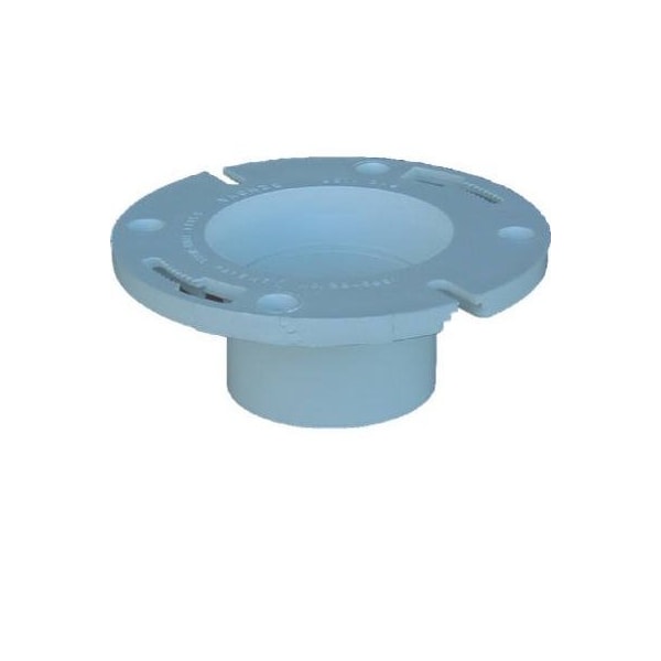 Charlotte Pipe And Foundry 3x4 DWV Closet Flange PVC 01800K 0600HA | Zoro