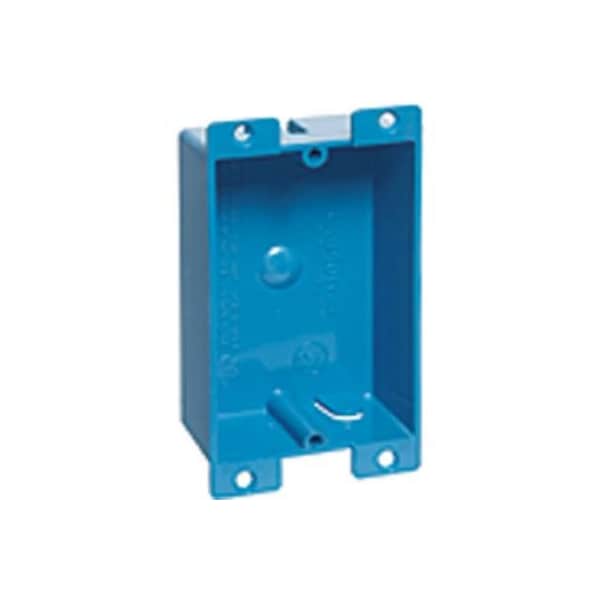 Abb Electrical Box, 8 cu in, Old Work Outlet Box Type, 1 Gang, PVC ...
