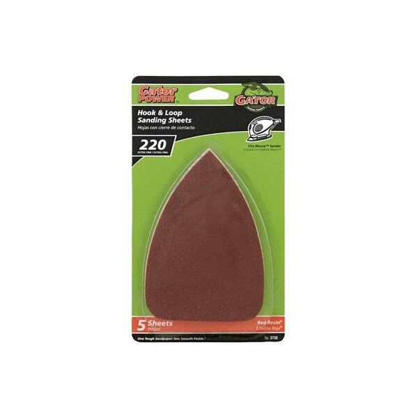 Gator Finishing 5PK 35x5 220G Sheet 3730 | Zoro