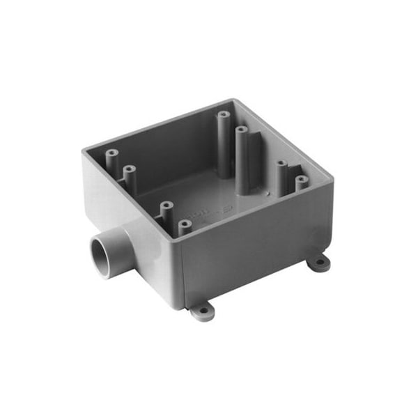 Abb Electrical Box, 32 cu in, FSE Box Type, 2 Gangs, PVC E9802E-CTN | Zoro