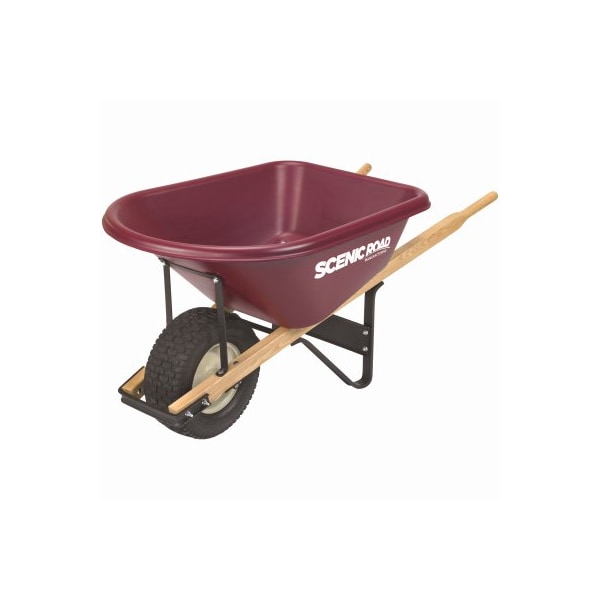 Scenic Road Mfg 6CUFT Maro Wheelbarrow M6-1T | Zoro