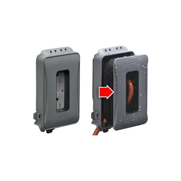 Racoorporated Electrical Box Cover, 1 Gang(s), Polycarbonate ...