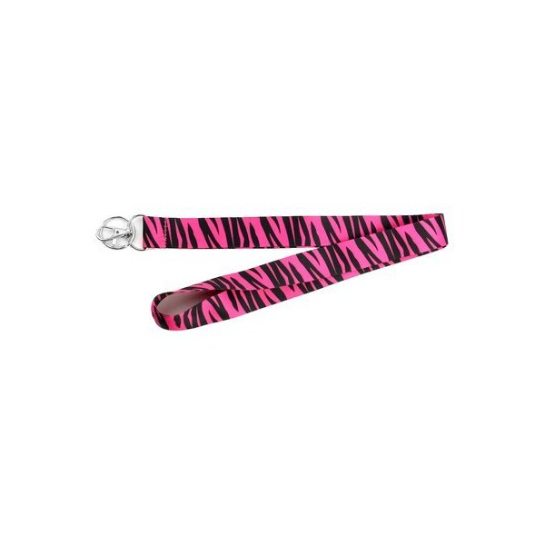 Hy-Ko Prod 18x1 PNK Zebra Lanyard LAN-105 | Zoro