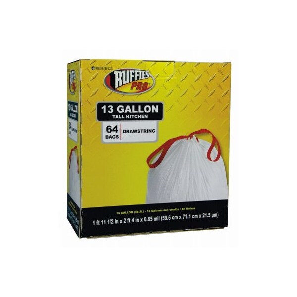 Berry Global 64CT 13GAL Trash Bag 1836207 | Zoro