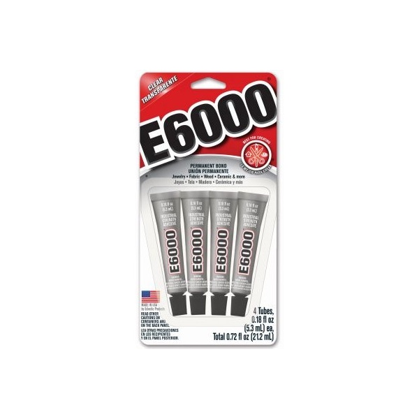 Eclectic Products 4PK18OZ E6000 Adhesive 5510310 | Zoro