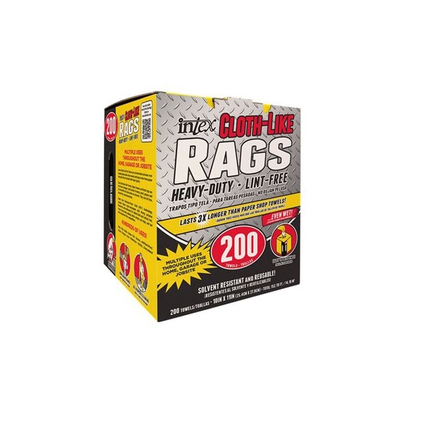Intex 200CT 10x11 Cloth Rags NW-00347-200 | Zoro