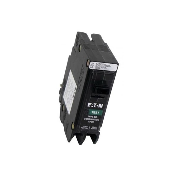 EATONRPORATION 15A, 1 pole Combination Circuit Breaker, BR, 120V AC ...