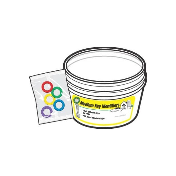 Hy-Ko Prod 25PC 5PK Key Identifier KB130-BKT | Zoro