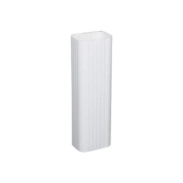Amerimax Home Products 2x3 WHT ALU Downspout 2601000120 | Zoro