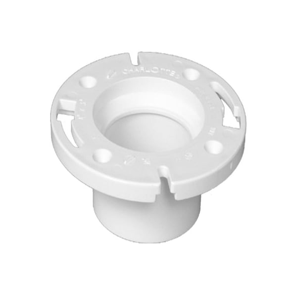 Charlotte Pipe And Foundry 4x4 Closet Flange PVC 00800 0800HA | Zoro