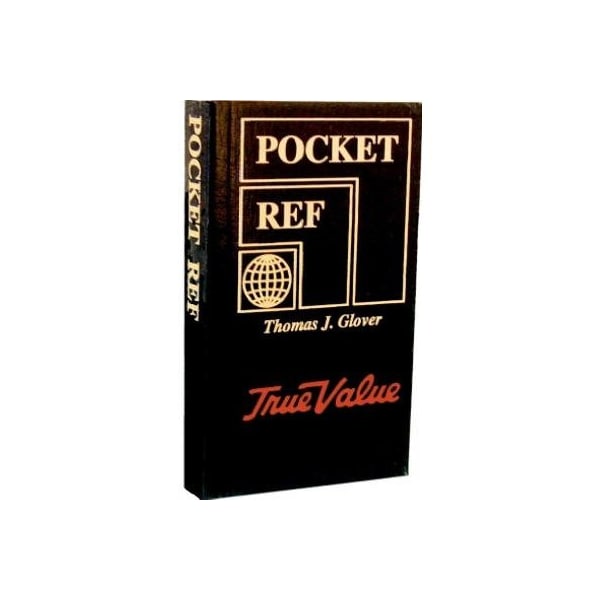Sequoia Publishing Pocket Ref 4th Edition 9781885071620 | Zoro
