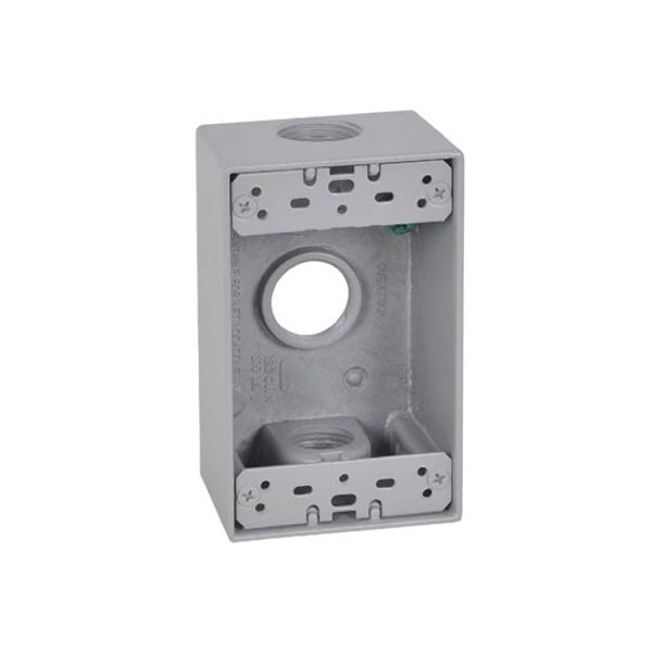 Hubbell Electrical Box, Outlet Box Type, 1 Gang FSB75-3X | Zoro
