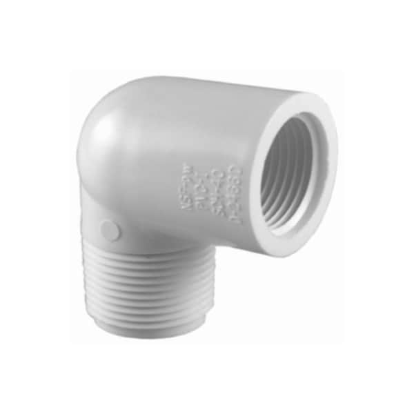 Charlotte Pipe And Foundry 12 90 DEG St Elbow PVC 02307 0600HA | Zoro