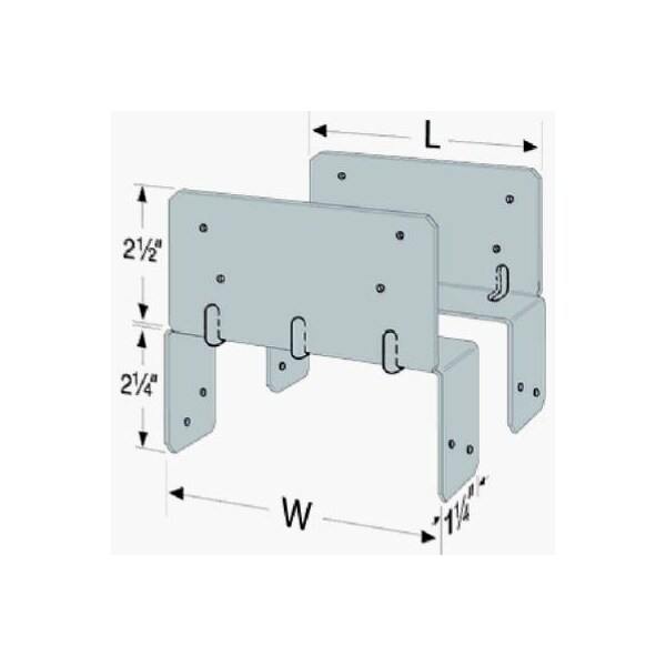 Simpson Strong-Tie G185 4x Post Cap ZMax LPC4Z | Zoro