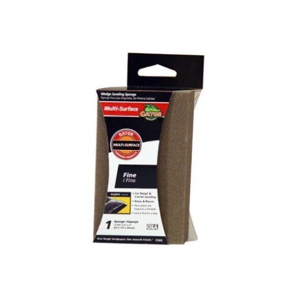 Gator Finishing Fine Wedge Sand Sponge 4638GA | Zoro