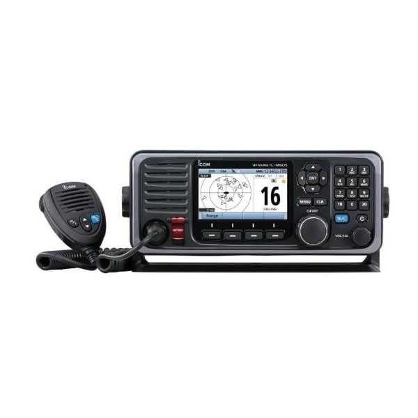 Icom Vhf Fixed Mount With Ais, Color Display, And Rear Mic Connector ...