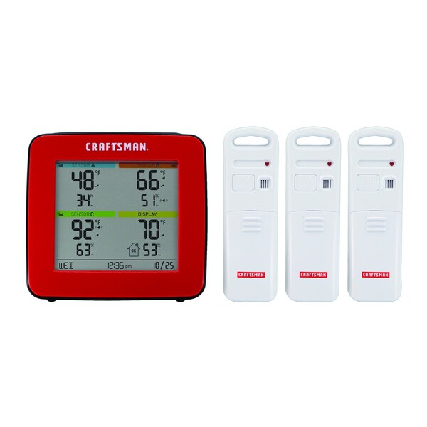 Craftsman Multi-Room Thermometer CMXWDCR01091 | Zoro