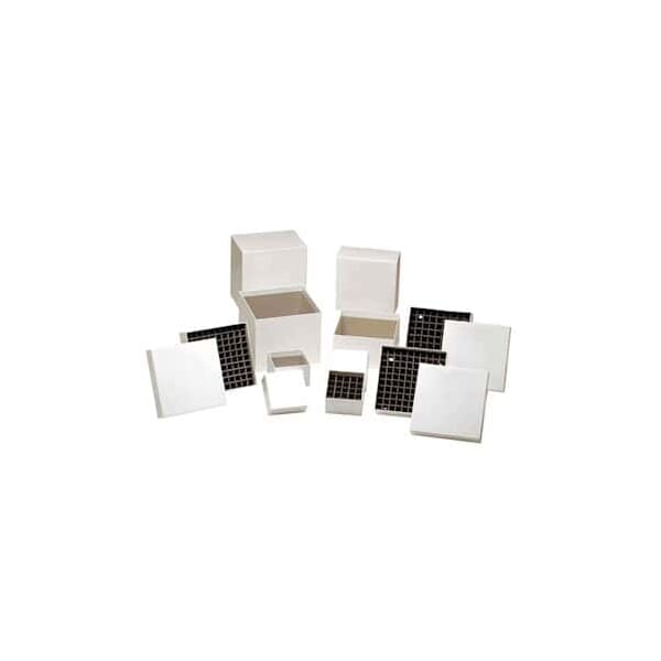 Cole Parmer Cardboard Freezer Box, White, 5-3/4" x 5 24407-87 | Zoro