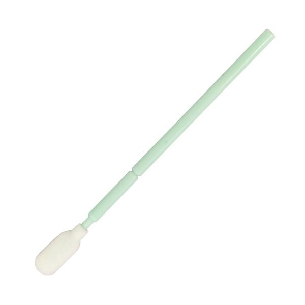 Cole-Parmer Essentials Cleanroom Foam Swab, Open-Hole Head, Light Green ...