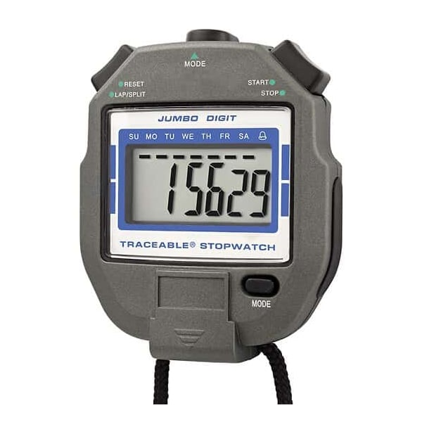 Digi-Sense Traceable Big-Digit Stopwatch with Calib 94460-28 | Zoro