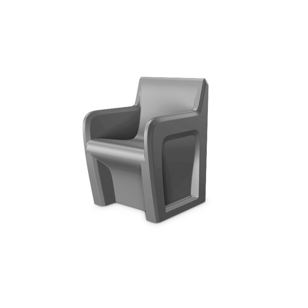 Cortech Sentinel Arm Chair, Gray 106484GY | Zoro
