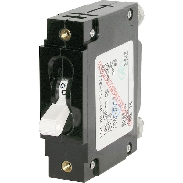 BLUE SEA SYSTEMS 15A, 1 pole Circuit Breaker, C, 240V AC, - 7352