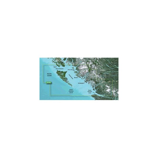 Garmin BlueChart g3 Vision HD, VCA019R, Hecate Strait, microSD /SD 010 ...