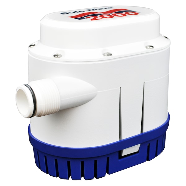 Rule Rule-Mate 2000 GPH Fully Automated Bilge Pump - 12V RM2000A | Zoro