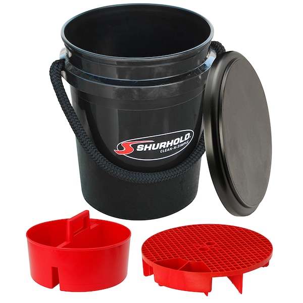 Shurhold One Bucket Kit - 5 Gallon - Black 2462 | Zoro