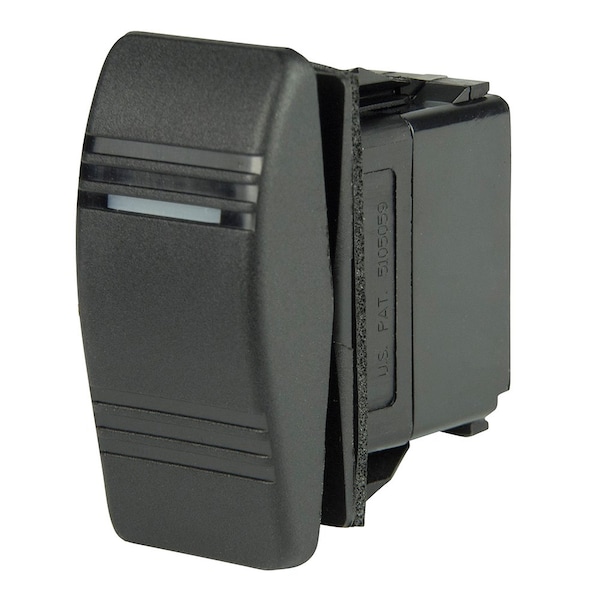 Bep Marine BEP SPDT Contura Switch - 1-Amber LED - ON/OFF/ON 1001805 | Zoro