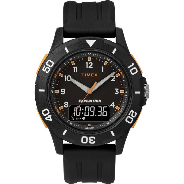 Timex Expedition Katmai Combo 40mm Watch - Black Case, Dial -Strap ...