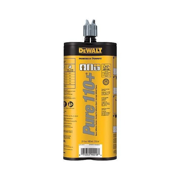 Powers Fasteners Pure110+ Two-Component Epoxy Adhesive Anchoring System ...