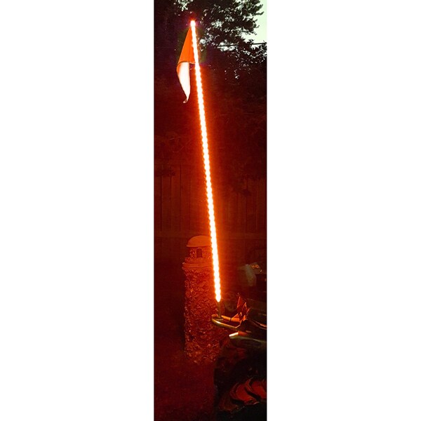 Race Sport 5Ft 5050 Led Lighted Whip (Red) RSQG5FTR | Zoro