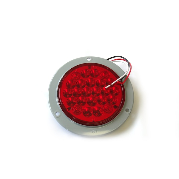 Race Sport 4In Round Red Led Truck Light (W/ 3 Hole Mount) (Each) RS-4 ...