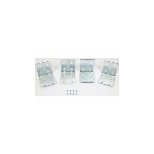 Blum Metal Universal Rear Bracket for Bottom Mount Applications, 4PK ...