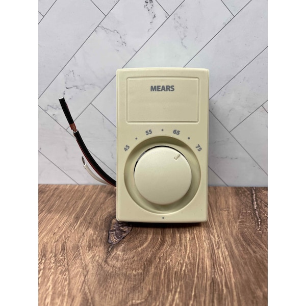 Mears Line Voltage Thermostat With Anticipator, Single Pole, 45-75 ...