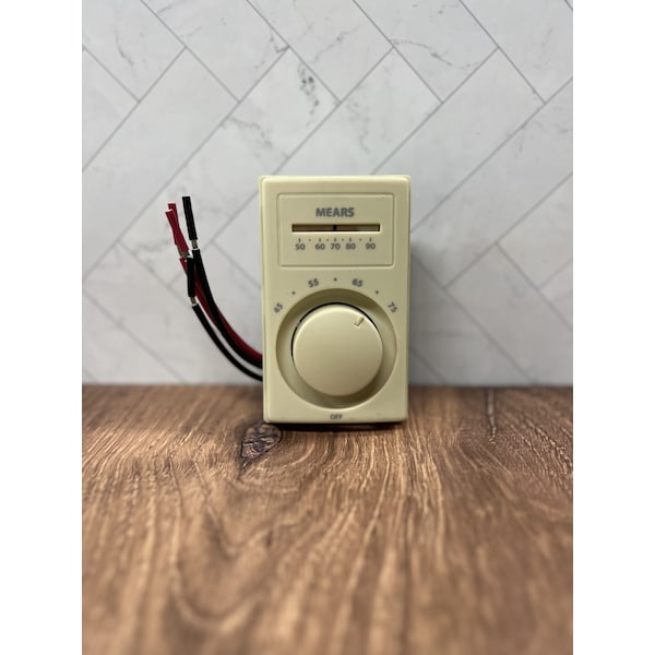 Mears Line Voltage Thermostat With Anticipator, Dbl Pole, 45-75 Degrees ...