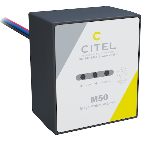 Citel Surge Protection Device, 3 Phase, 277/480V M50-277Y-B | Zoro